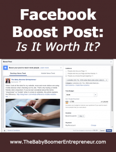 Facebook Boost Post: Is It Worth It. - Andrea Stenberg